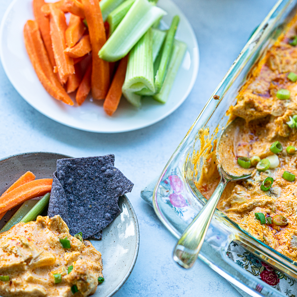 The Ultimate Franks Red Hot Buffalo Chicken Dip | The Addy Bean