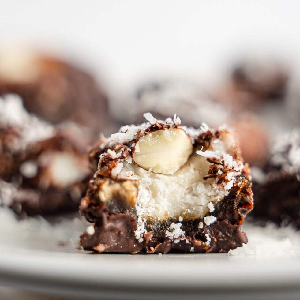 Homemade Almond Joy “Snickers Dates” Recipe | The Addy Bean