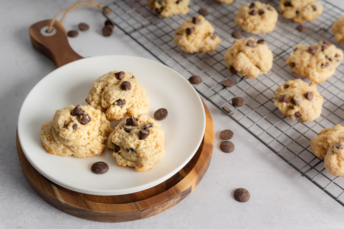 The Best Homemade Chocolate Chip Biscuit Cookies | The Addy Bean