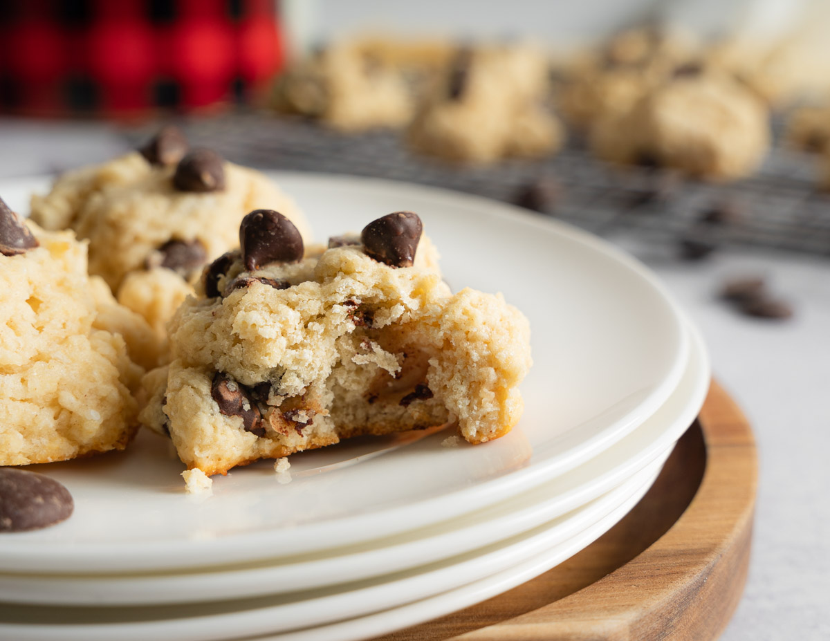 The Best Homemade Chocolate Chip Biscuit Cookies | The Addy Bean