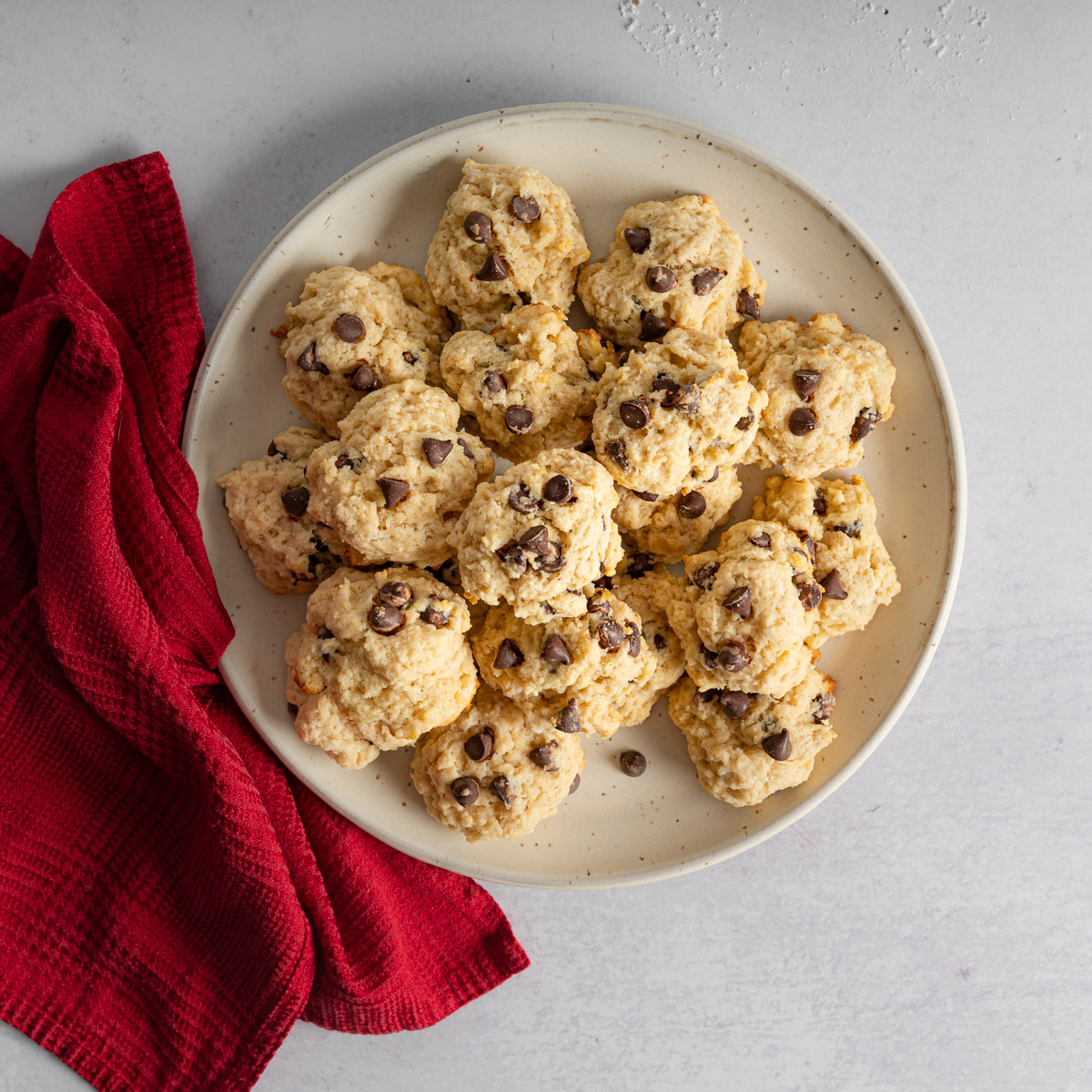 The Best Homemade Chocolate Chip Biscuit Cookies | The Addy Bean