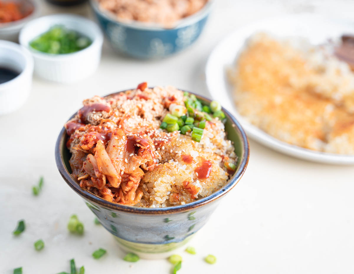 The Best Spicy Tuna with Crispy Rice Bowl | The Addy Bean