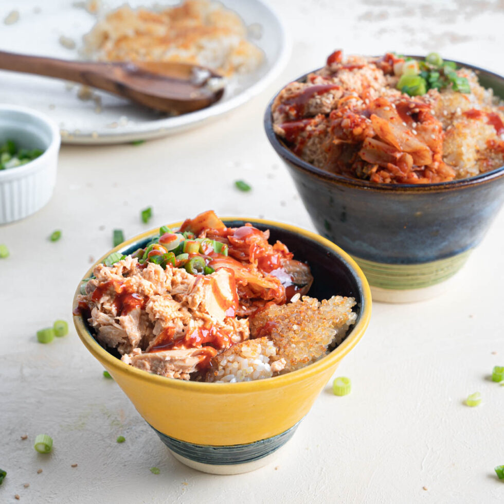The Best Spicy Tuna with Crispy Rice Bowl | The Addy Bean