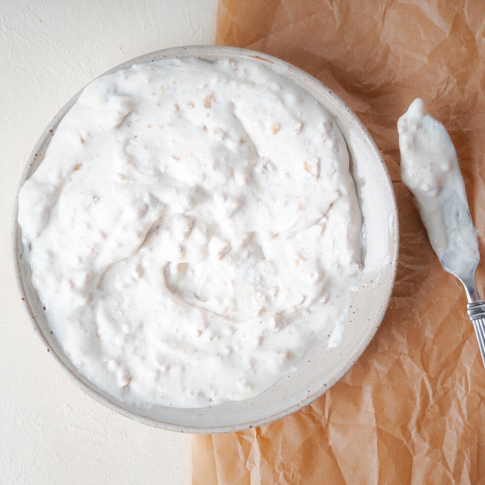 Honey Almond Cottage Cheese Spread | The Addy Bean