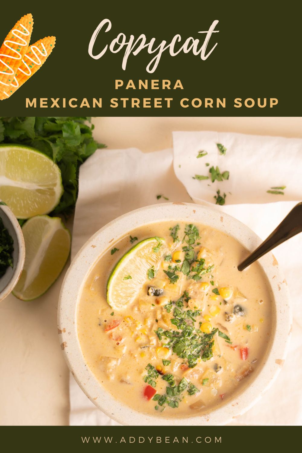Panera Mexican Street Corn Chowder: Easy Copycat | The Addy Bean