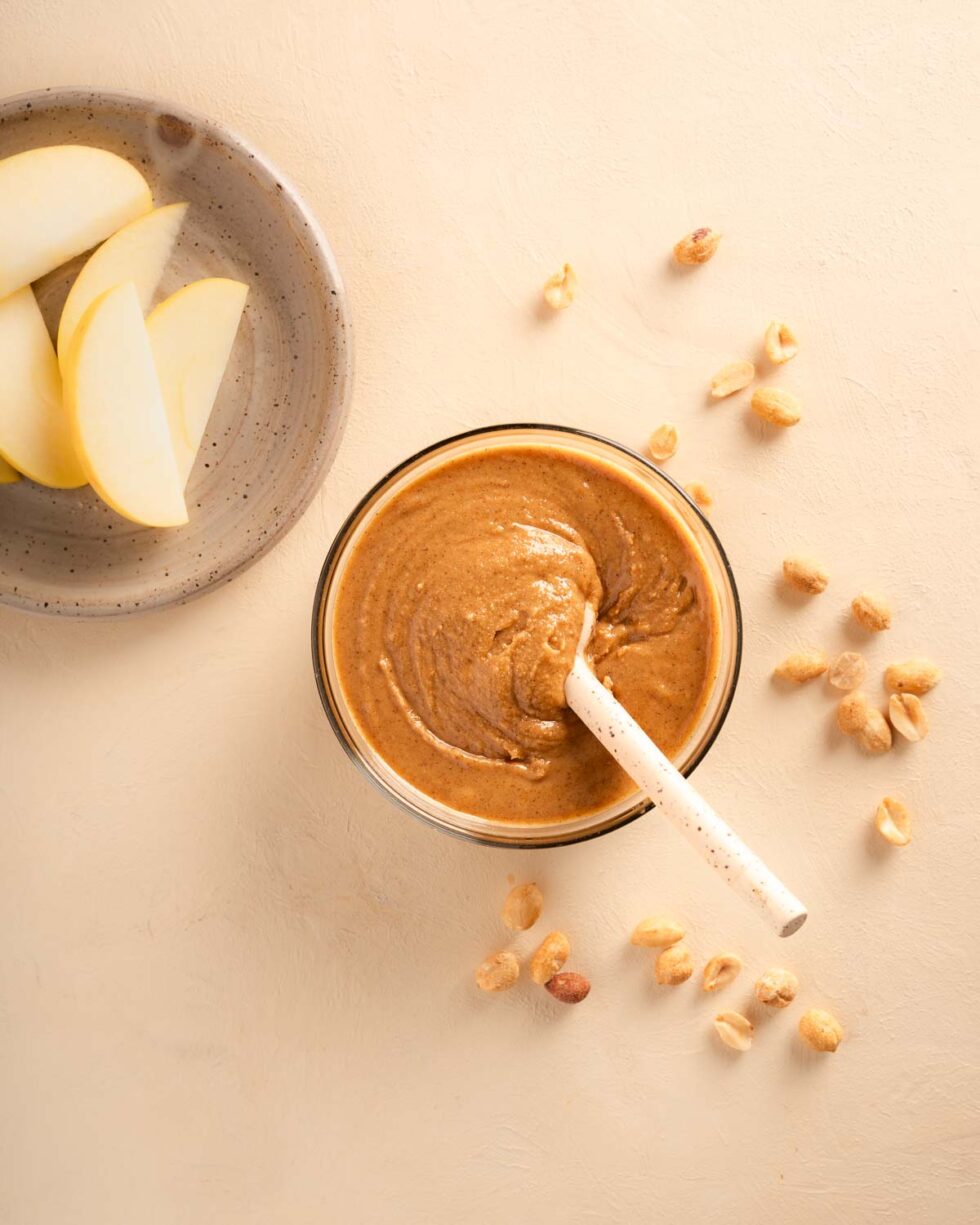 The Best Homemade Vanilla Cinnamon Peanut Butter | The Addy Bean