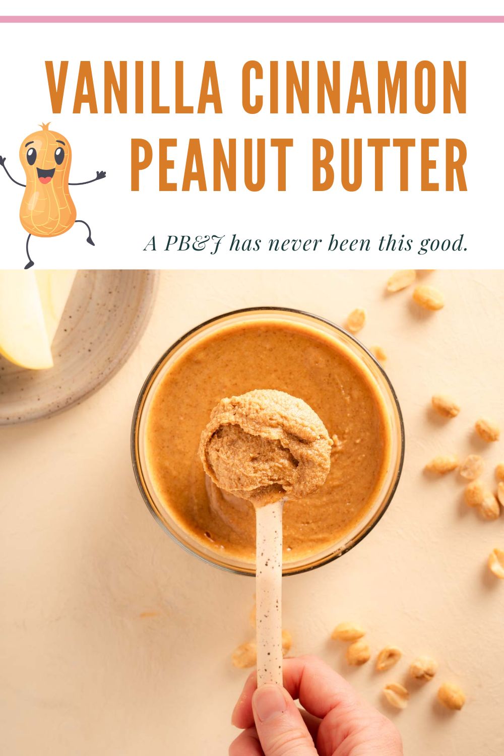 The Best Homemade Vanilla Cinnamon Peanut Butter | The Addy Bean