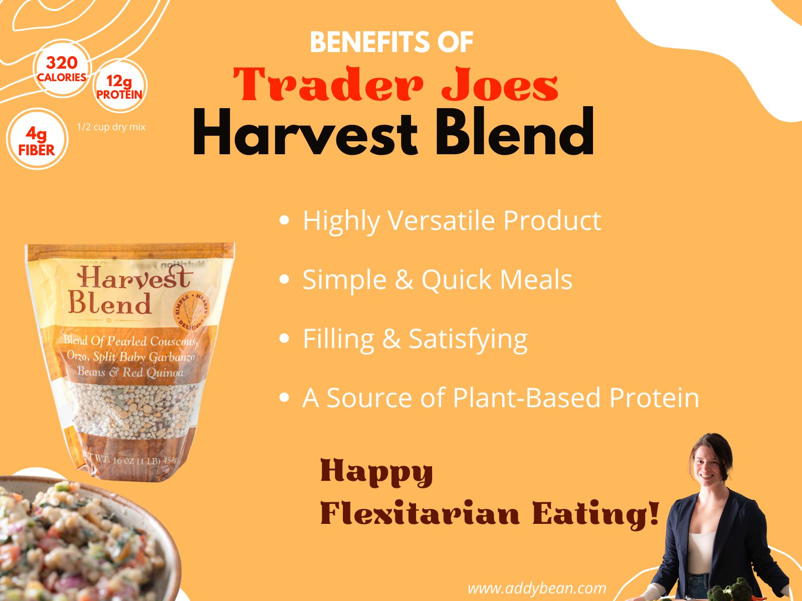 Quick Chopped Greek Salad: A Trader Joe’s Harvest Blend Recipe | The Addy Bean