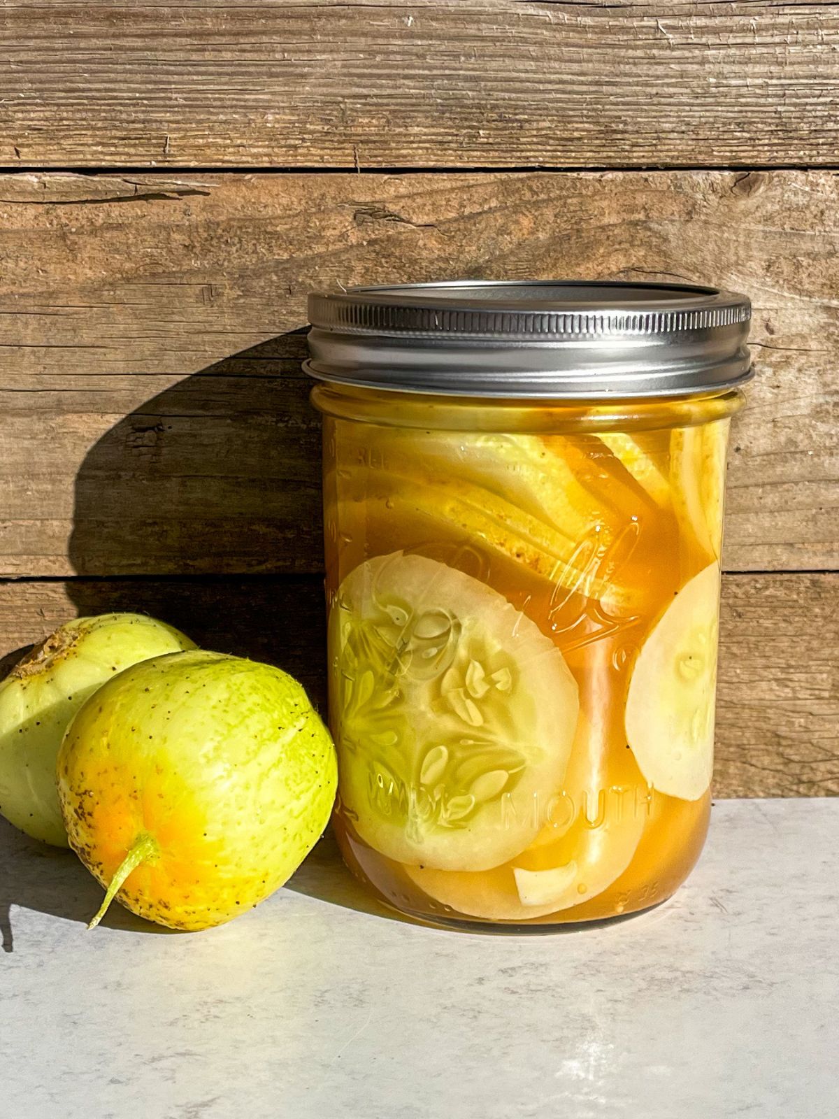 Easy Refrigerator Lemon Cucumber Pickles Recipe | The Addy Bean