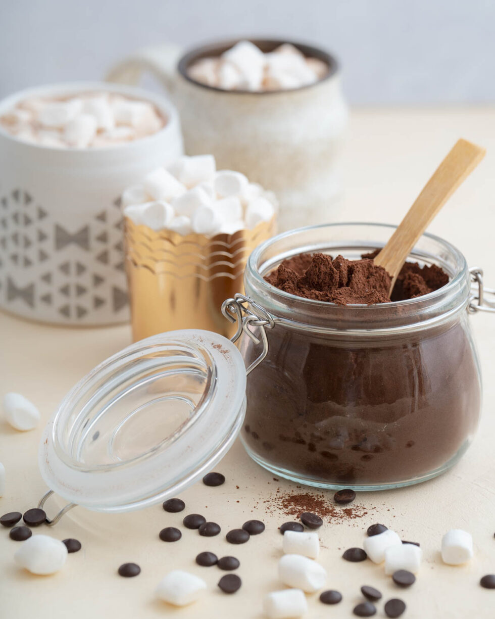 Easy Homemade Hot Chocolate Mix (Dairy-free and Less Sugar) | The Addy Bean