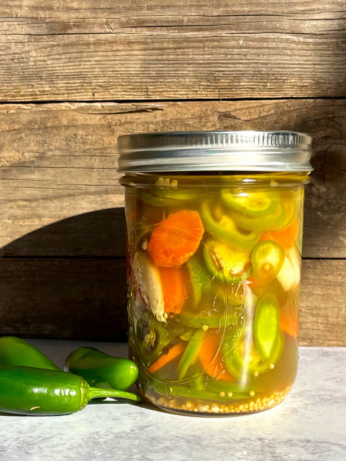 Easy Quick-Pickled Jalapeno Peppers | The Addy Bean