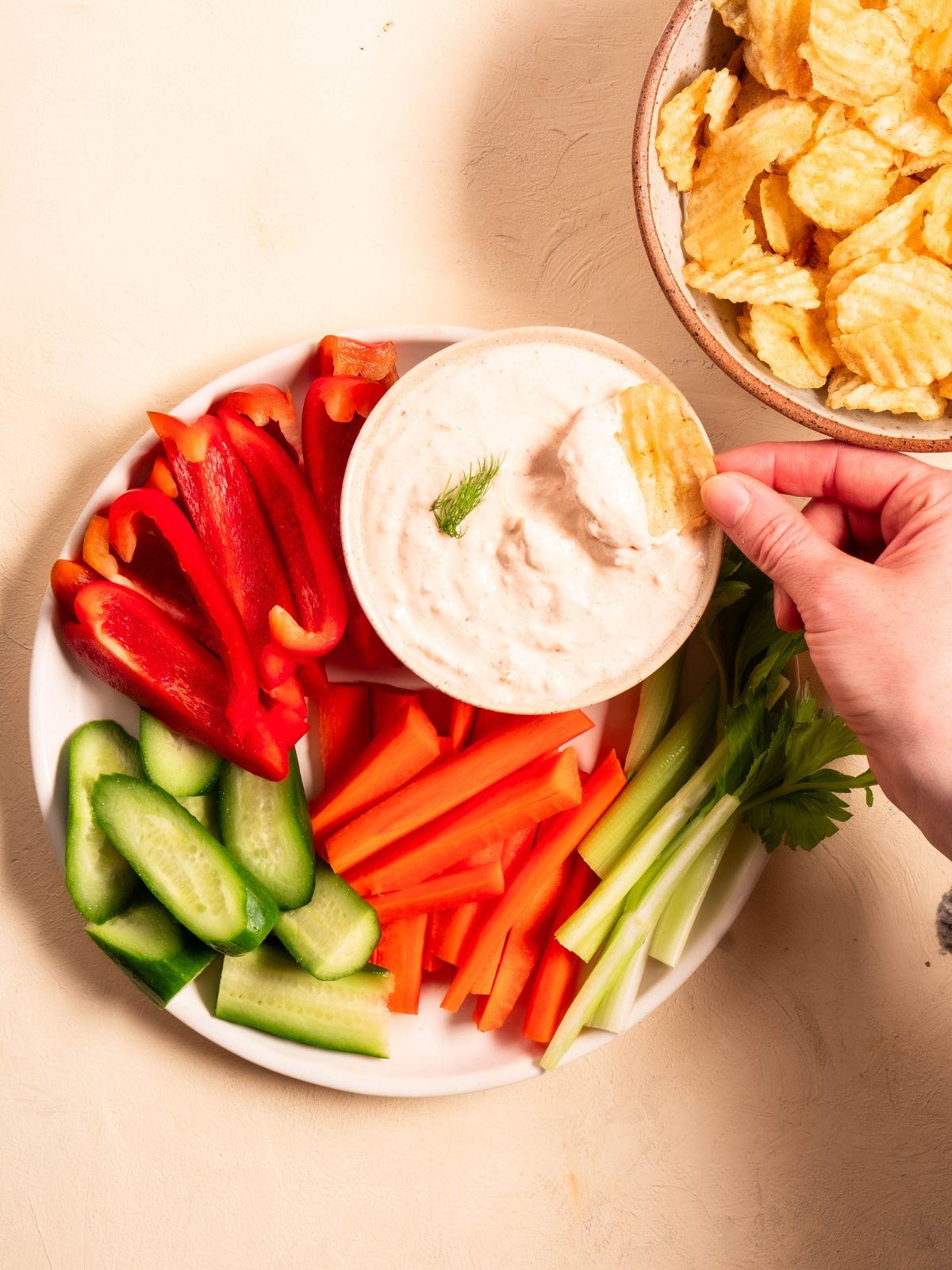 Easy Pickle Cottage Cheese Dip: High Protein & Healthy | The Addy Bean